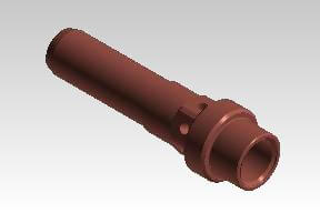 Fronius Nozzle Fitting M6/SW10X47.8 CU Copper - Pack of 5 (42,0001,656 ...